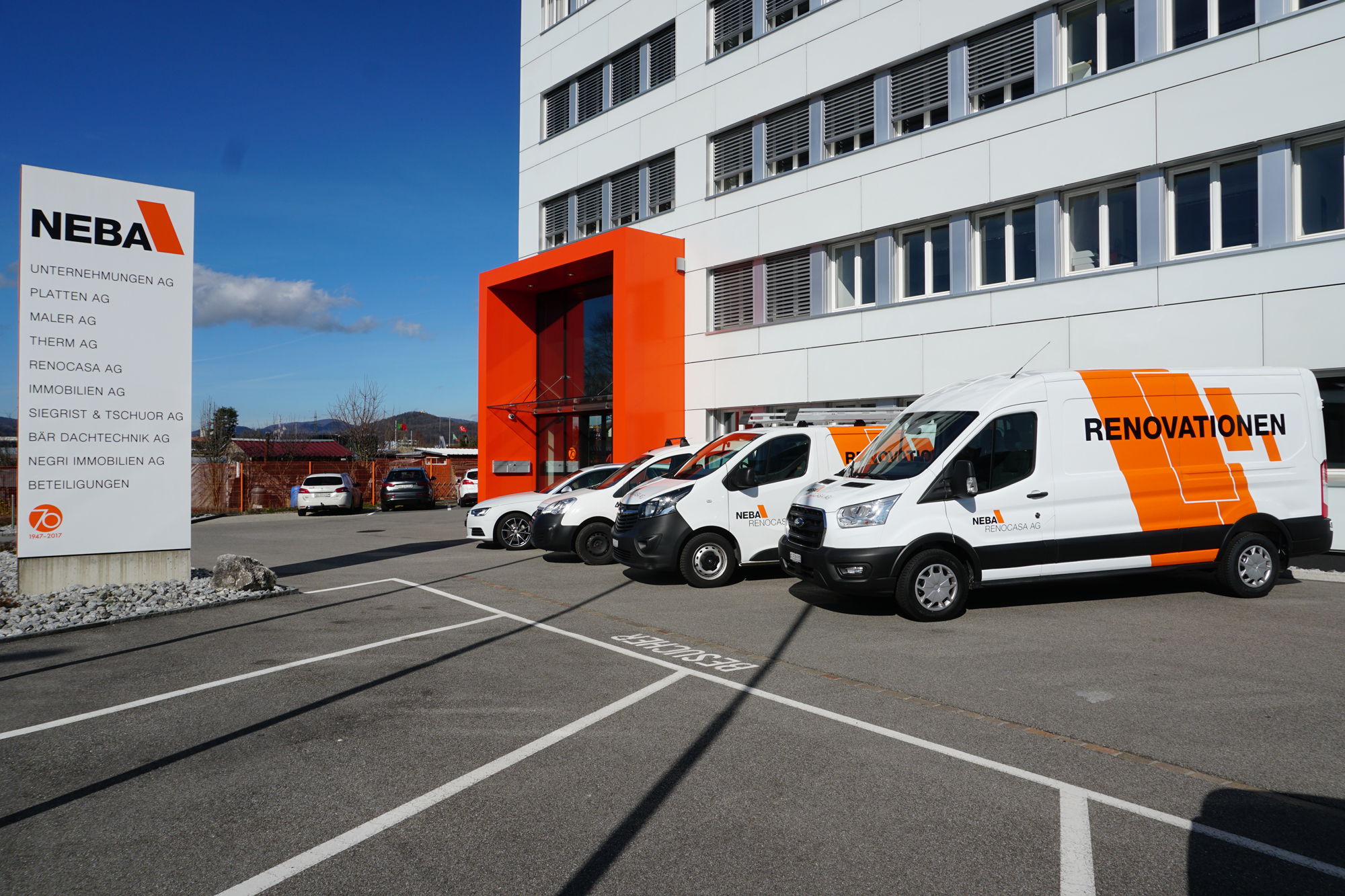 NEBA Unternehmungen AG | Zofingen, Olten | Platten, Malen, Gipsen ...